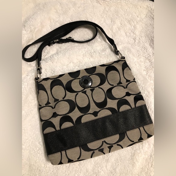 Coach | Bags | Coach Crossbody Jacquard Logo | Poshmark